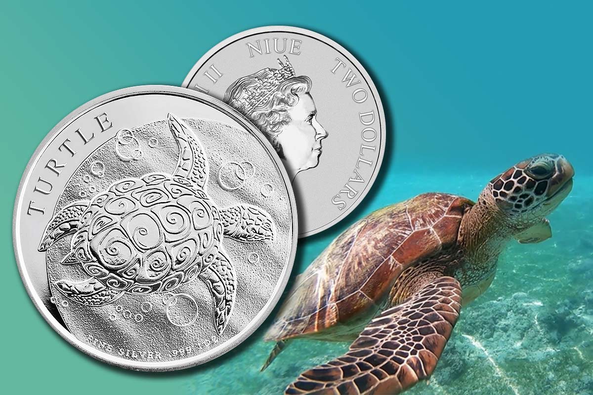 Niue Turtle Schildkröte Silber – Preise vergleichen auf GOLD.DE