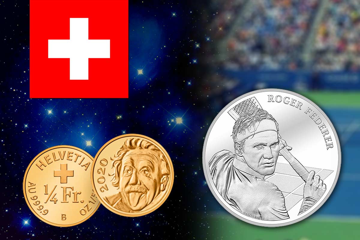 Die Schweizer Gedenkmünzen 2020 - „Roger Federer“ in Silber
