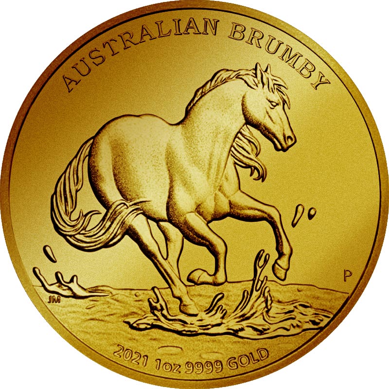 Brumby Wildpferd Goldmünze: Preise auf GOLD.DE